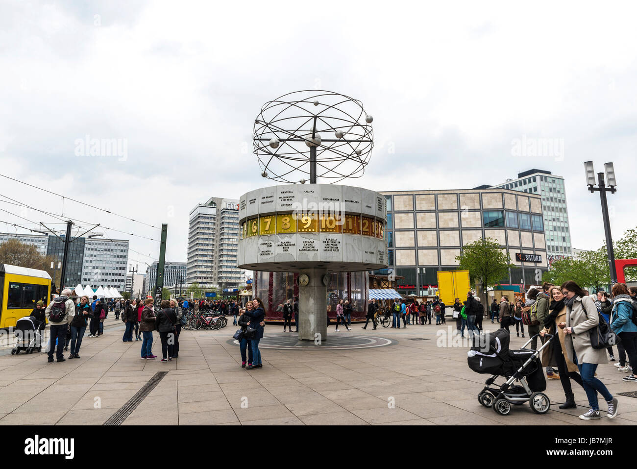 Berlin, Germany - April 12, 2017: Weltzeituhr (World Time Clock ...