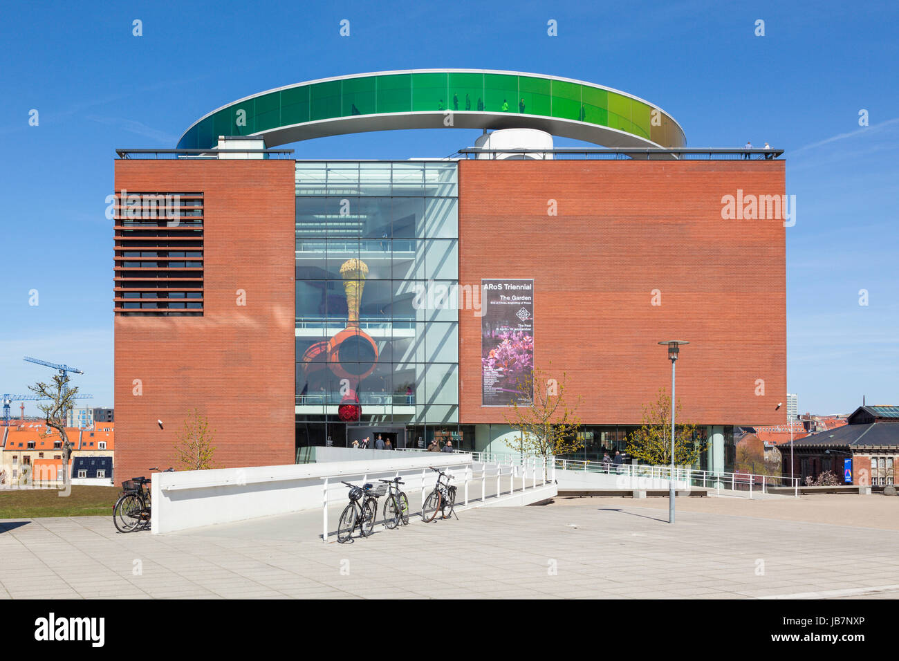 ARoS, the Aarhus Art Museum with its installation by Olafur Eliasson on ...