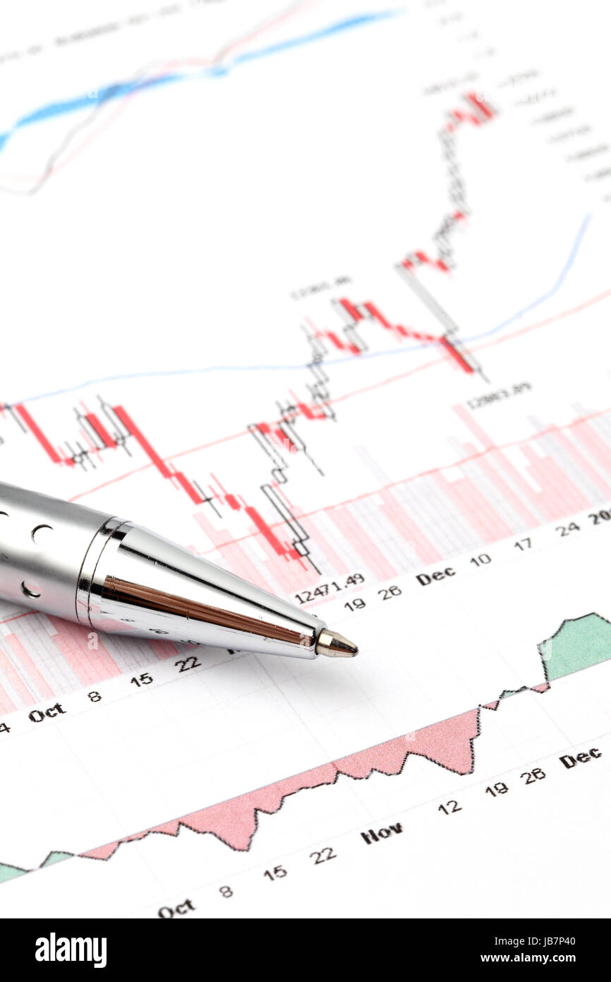 Stock exchange graph Stock Photo - Alamy