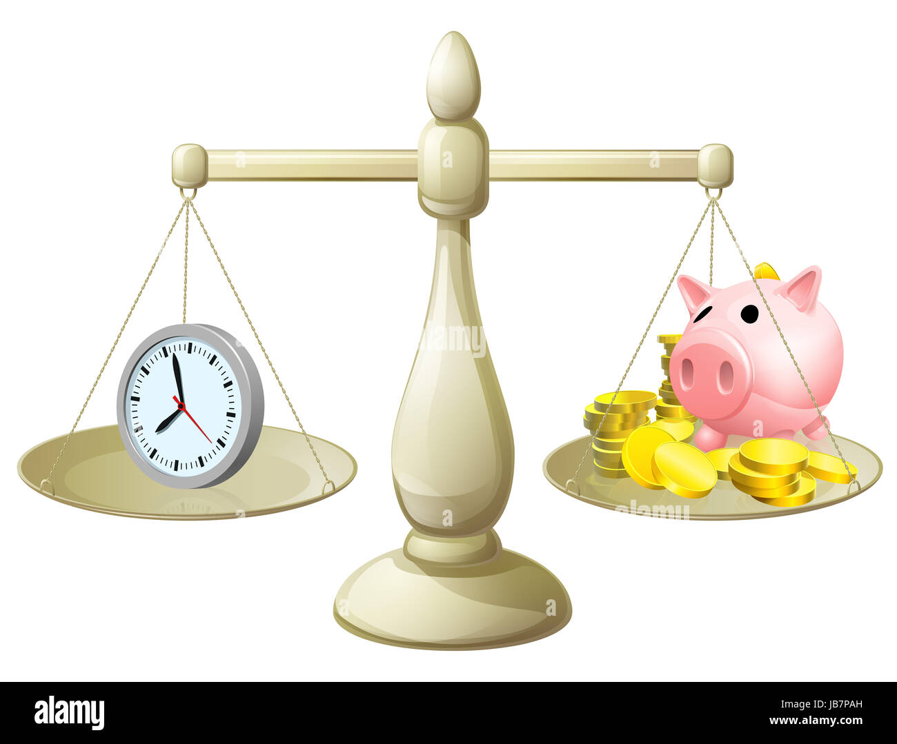 Weight scales and clock Cut Out Stock Images & Pictures - Alamy