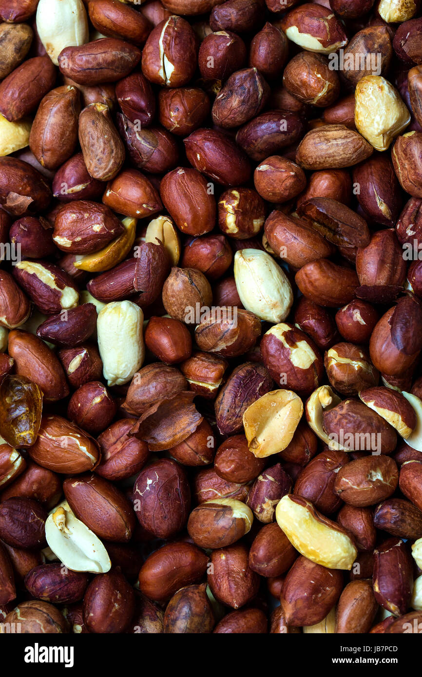 Background nuts peanuts close up shot Stock Photo - Alamy