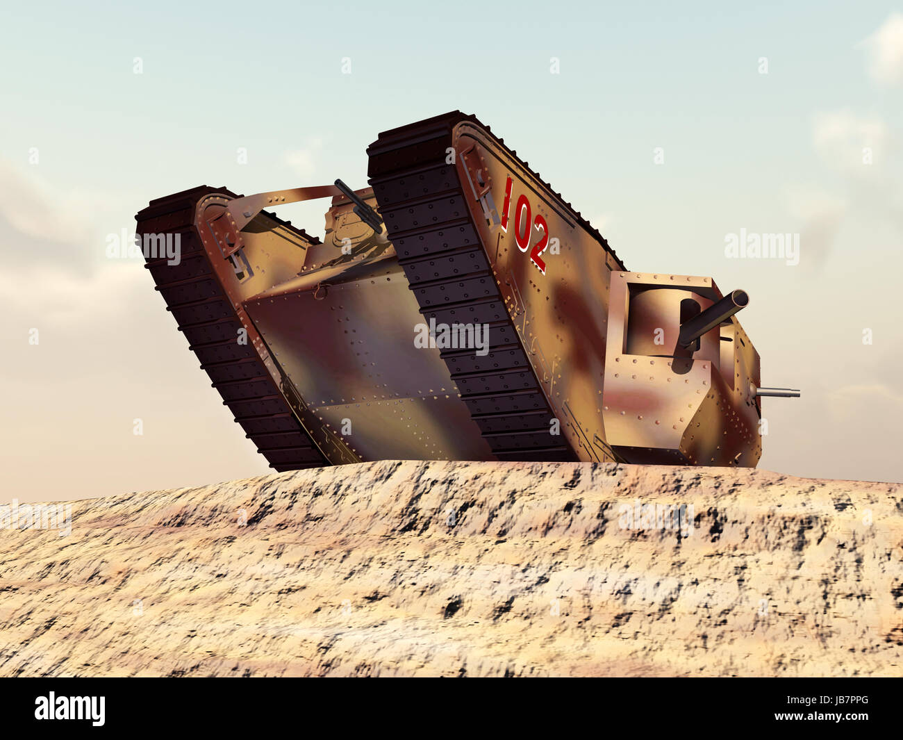 Ww1 tank hi-res stock photography and images - Alamy