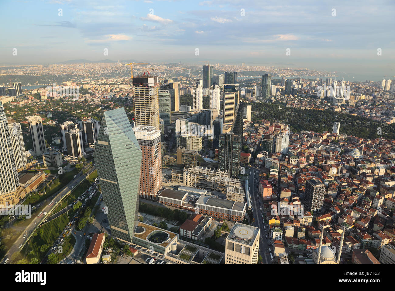 Aerial view of Istanbul City in Turkey Stock Photo - Alamy