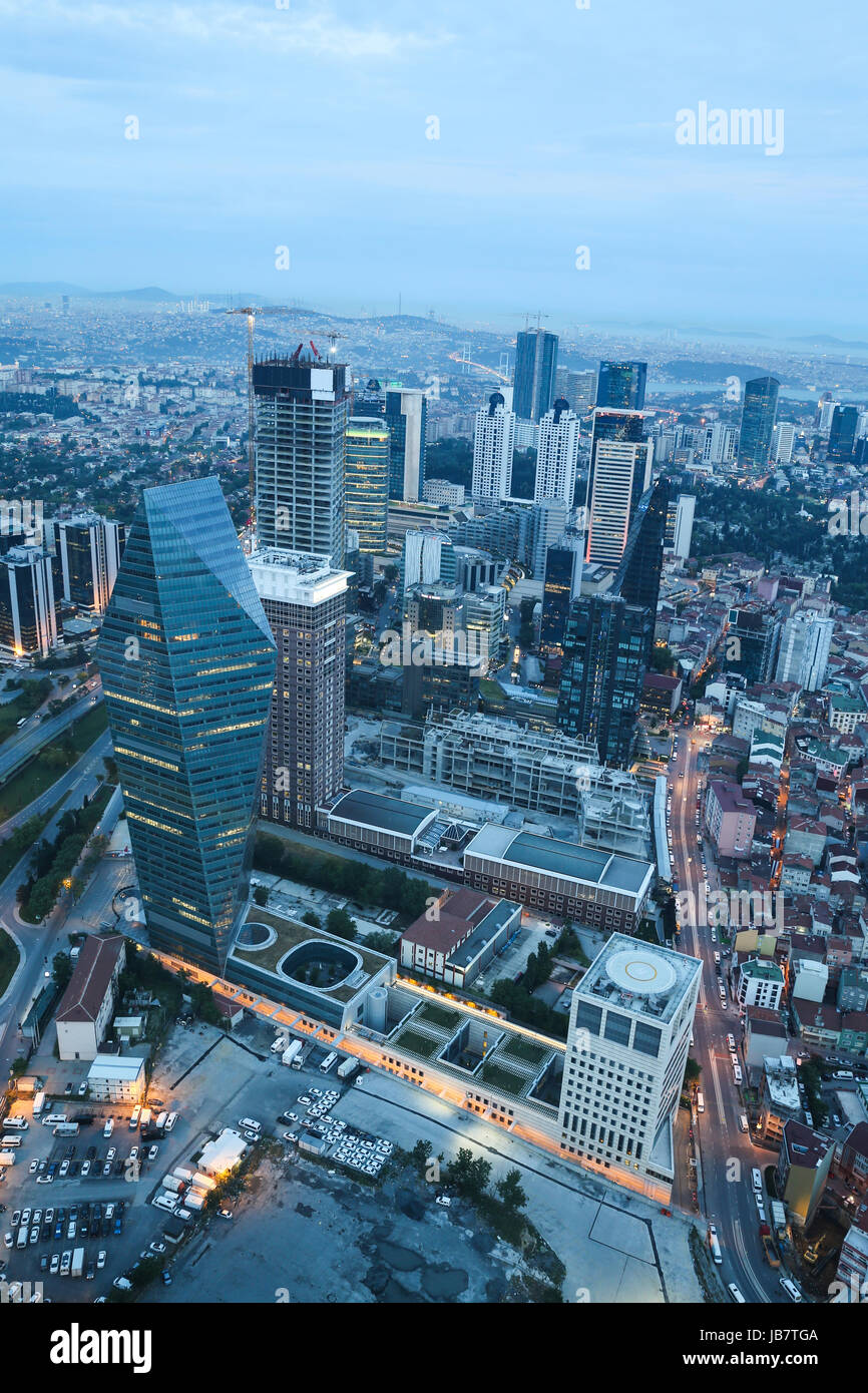 Aerial view of Istanbul City in Turkey Stock Photo - Alamy