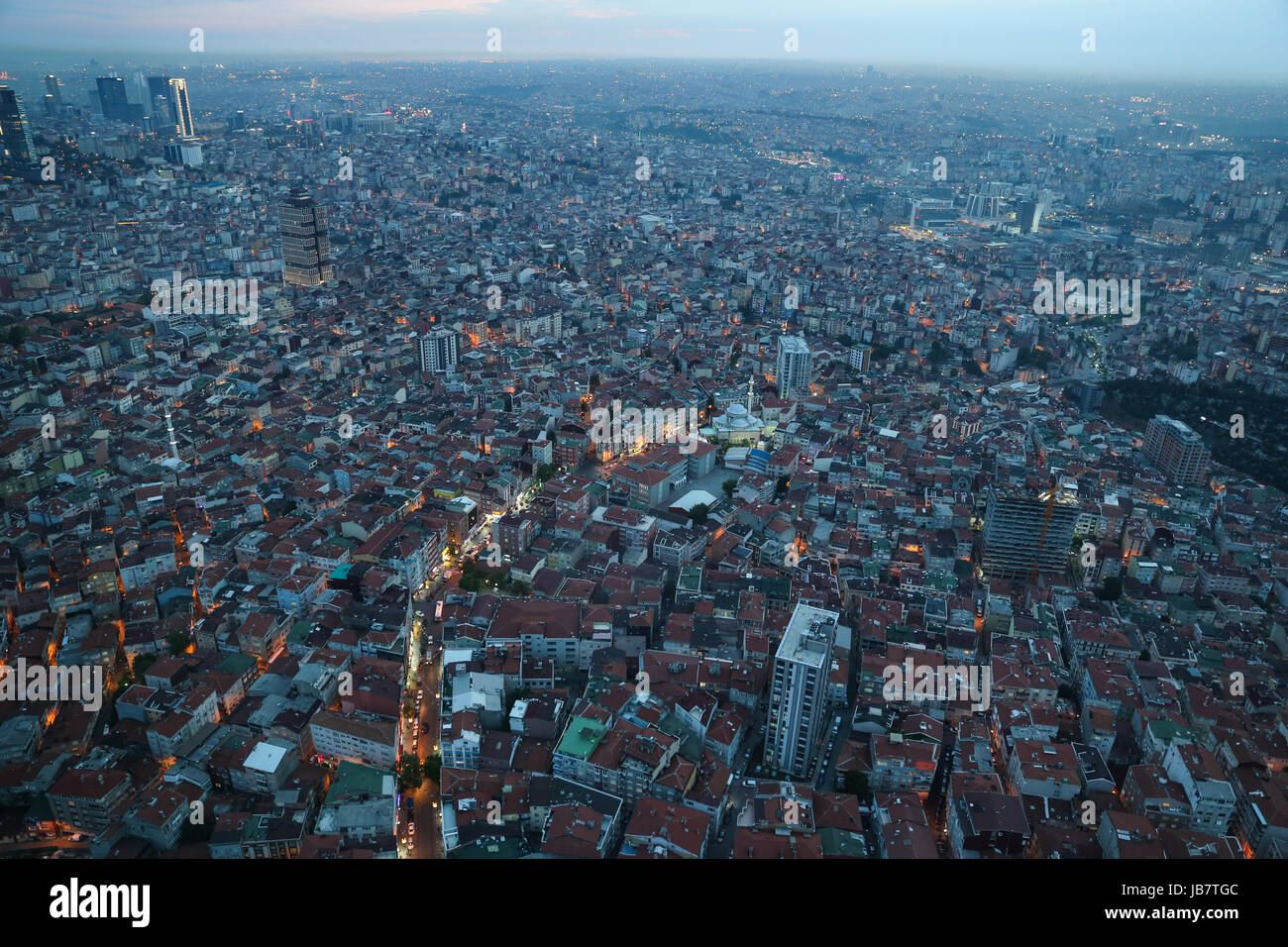 Aerial view of Istanbul City in Turkey Stock Photo - Alamy