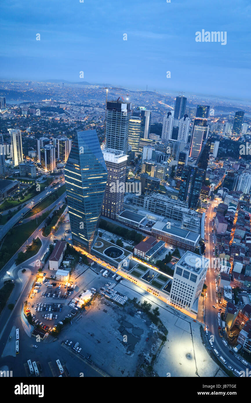 Aerial view of Istanbul City in Turkey Stock Photo - Alamy