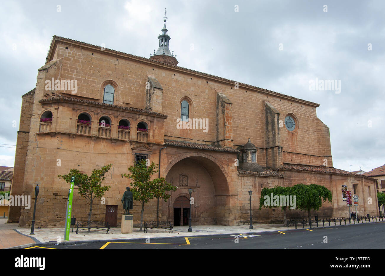 Fuenmayor church, Spain Stock Photo - Alamy