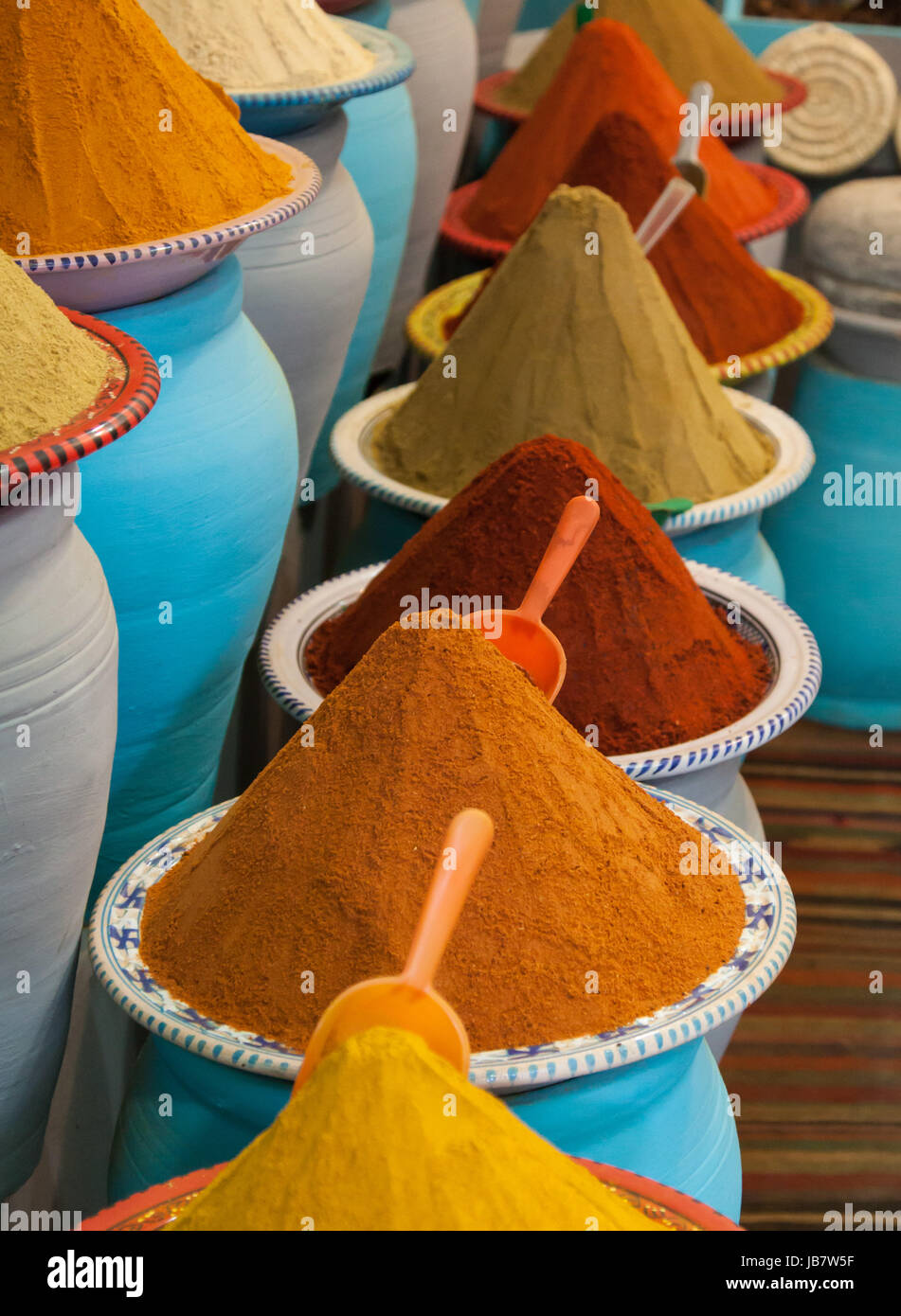 spices at the market in marrakech,morocco Stock Photo - Alamy