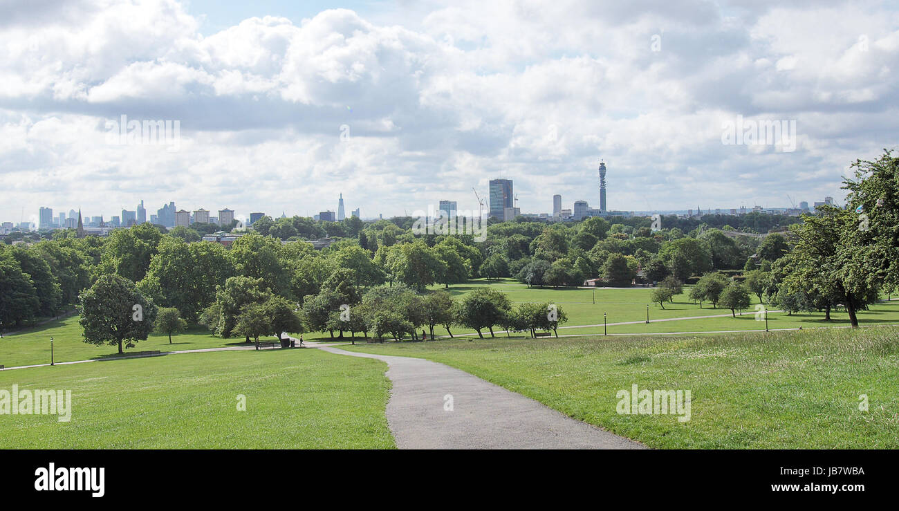 Primrose Hill park in London England UK Stock Photo - Alamy