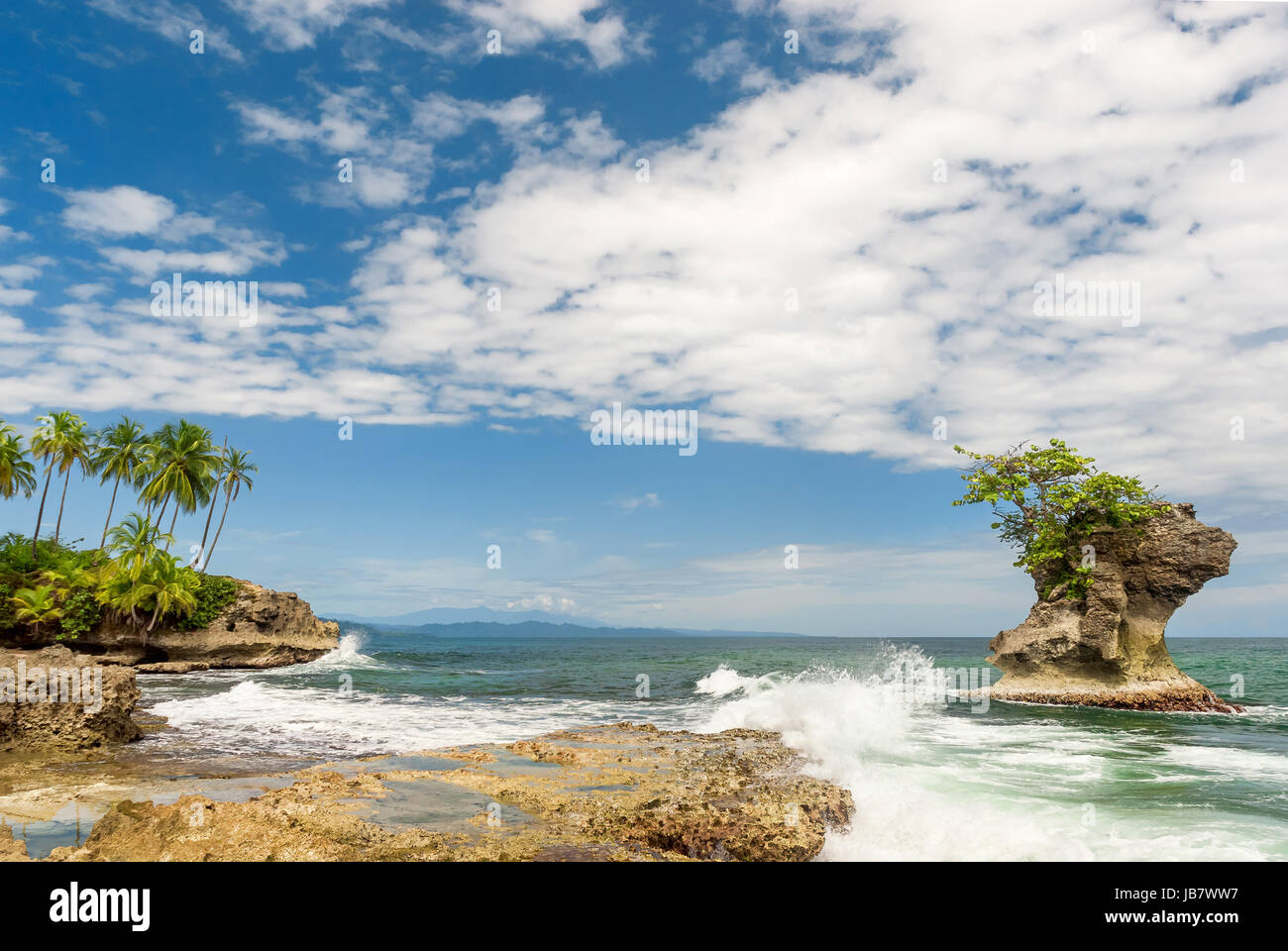 Tropical paradise in Costa Rica, Manzanillo Stock Photo - Alamy