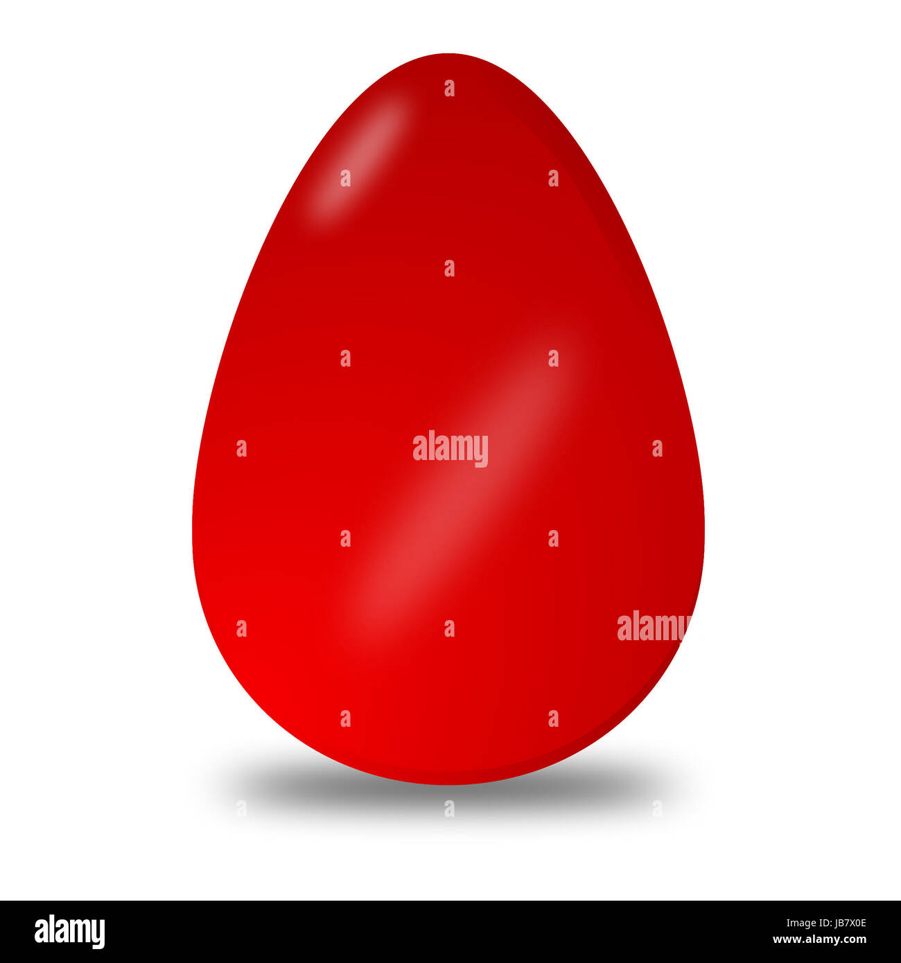 Big red easter egg Cut Out Stock Images & Pictures - Alamy