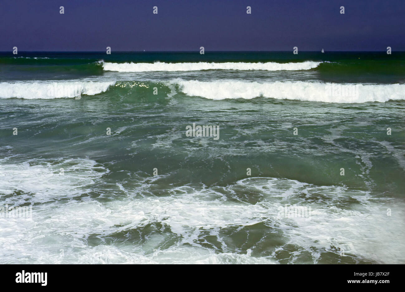 Pacific Ocean Shore in California Stock Photo - Alamy