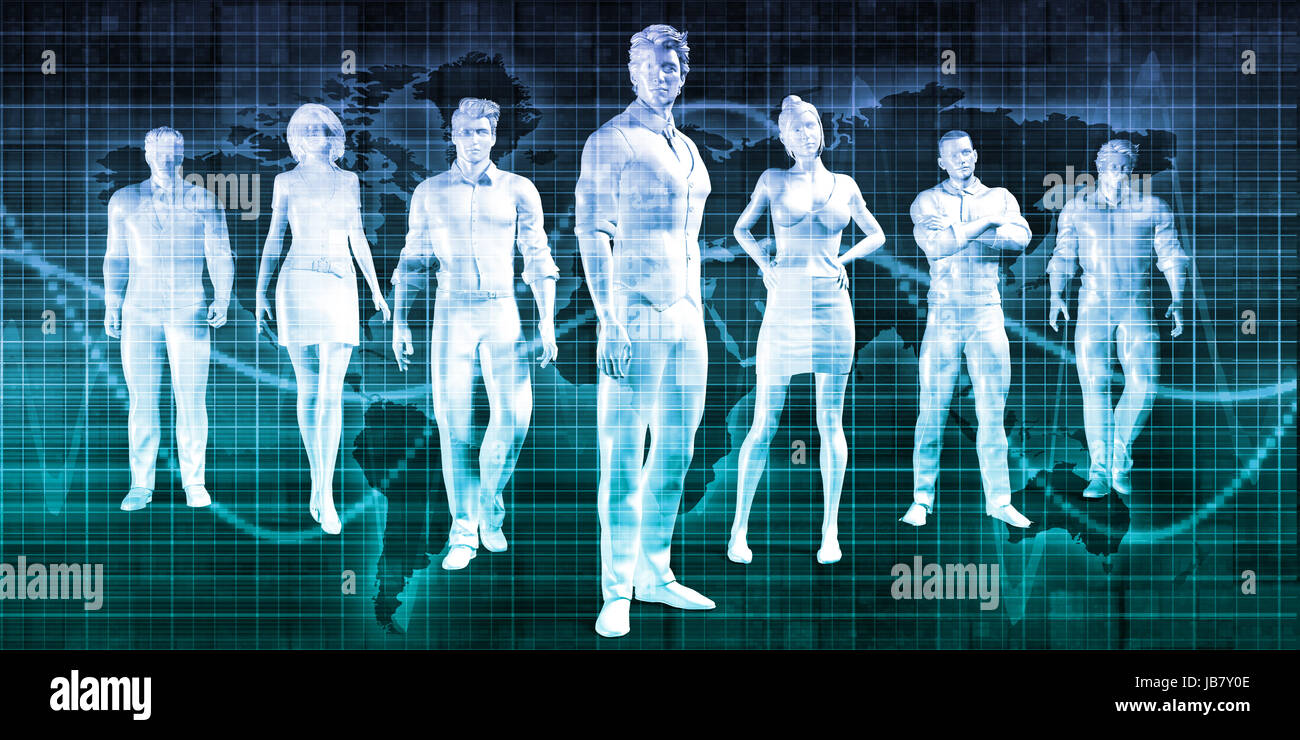 Business People Looking Forward and Ahead Concept Stock Photo - Alamy