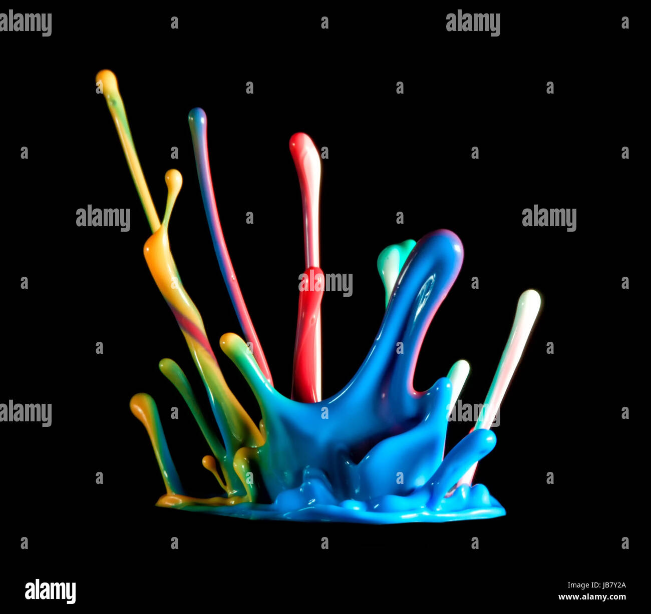 macro image of paint sculpture Stock Photo - Alamy