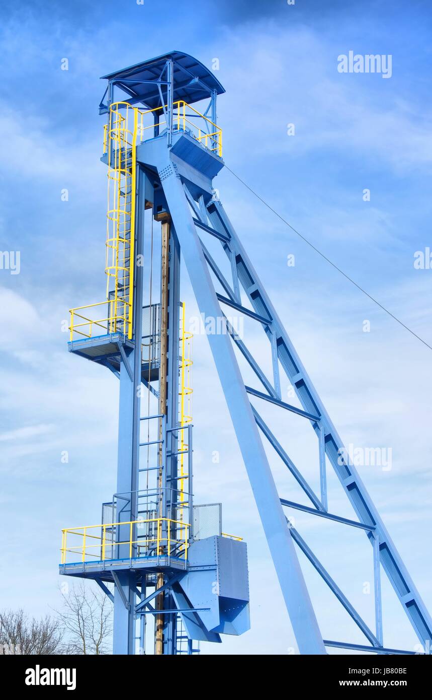 Klettwitz Foerderturm - Klettwitz shaft tower 02 Stock Photo - Alamy