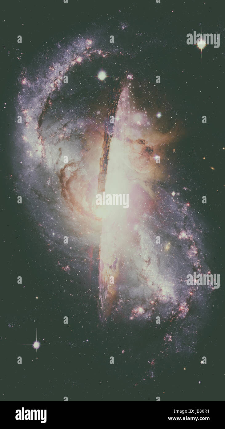 Open space filled with stars, nebulae and galaxies. Elements of this ...