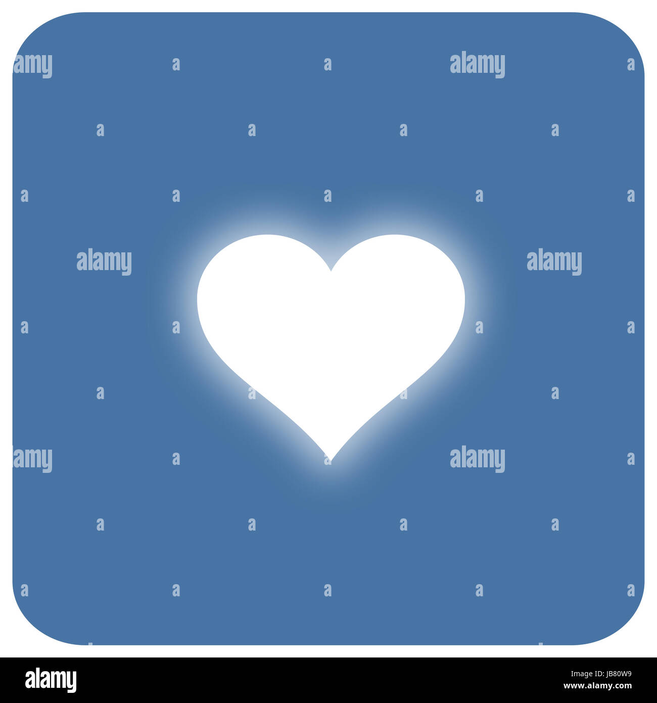 Heart shinning in light. Simple flat design Stock Photo - Alamy
