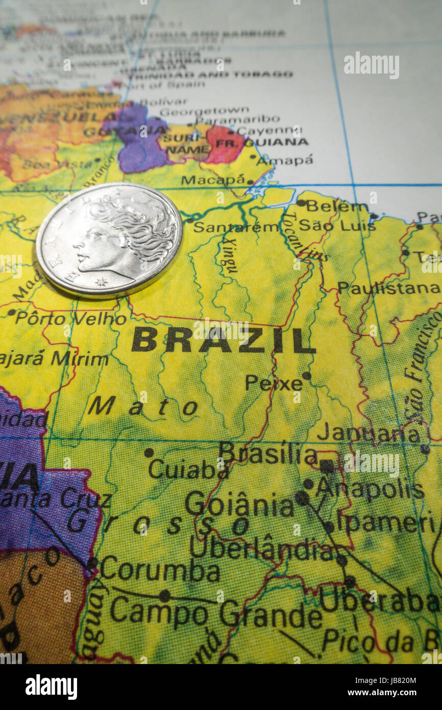 Map of coin hi-res stock photography and images - Alamy