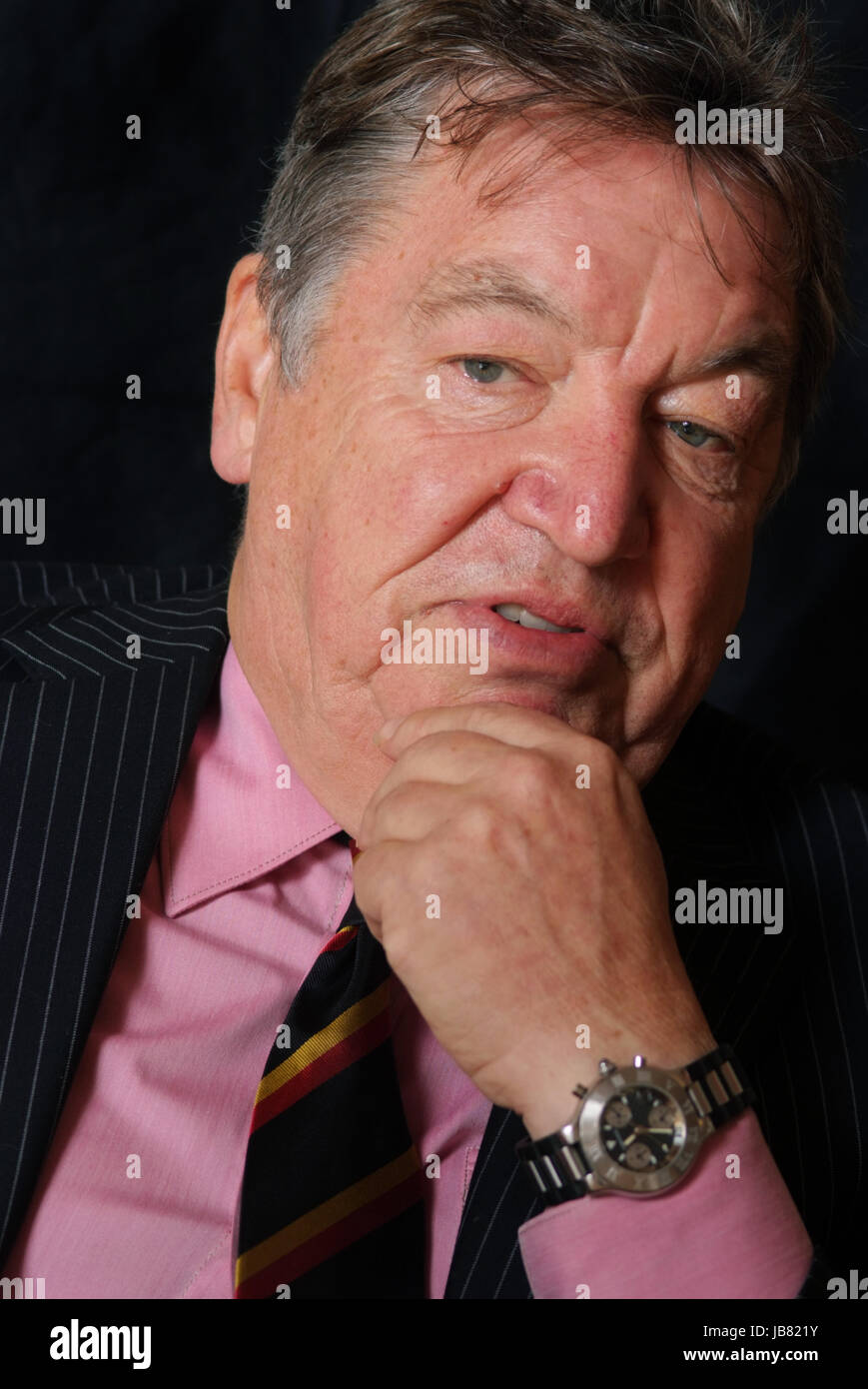 Fashion designer George Davies in his office/studio Stock Photo - Alamy