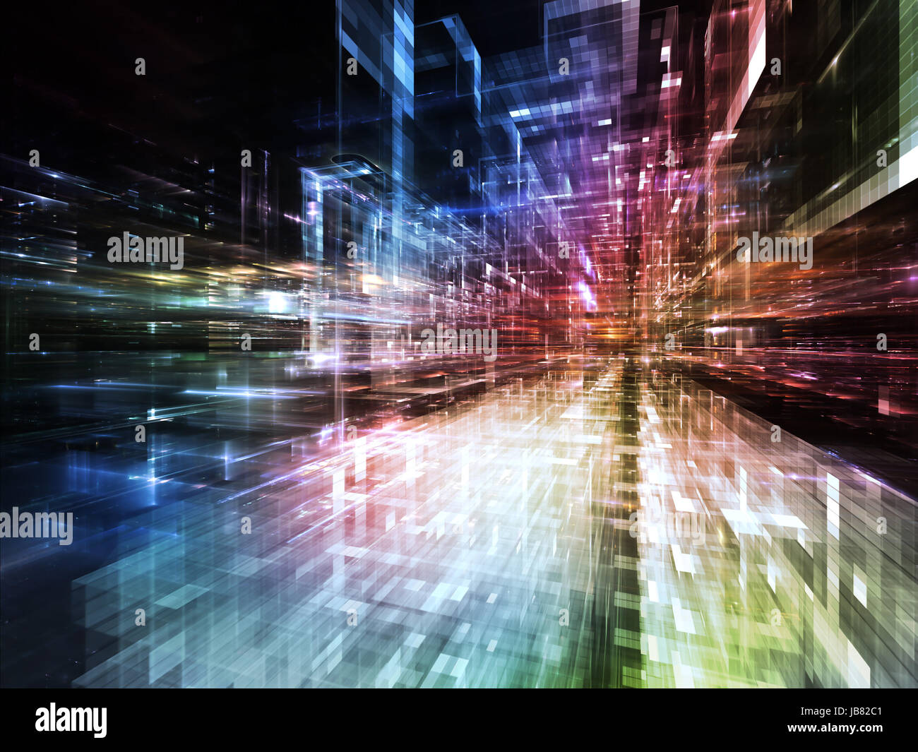 City Lights series. Visually pleasing composition of technological ...