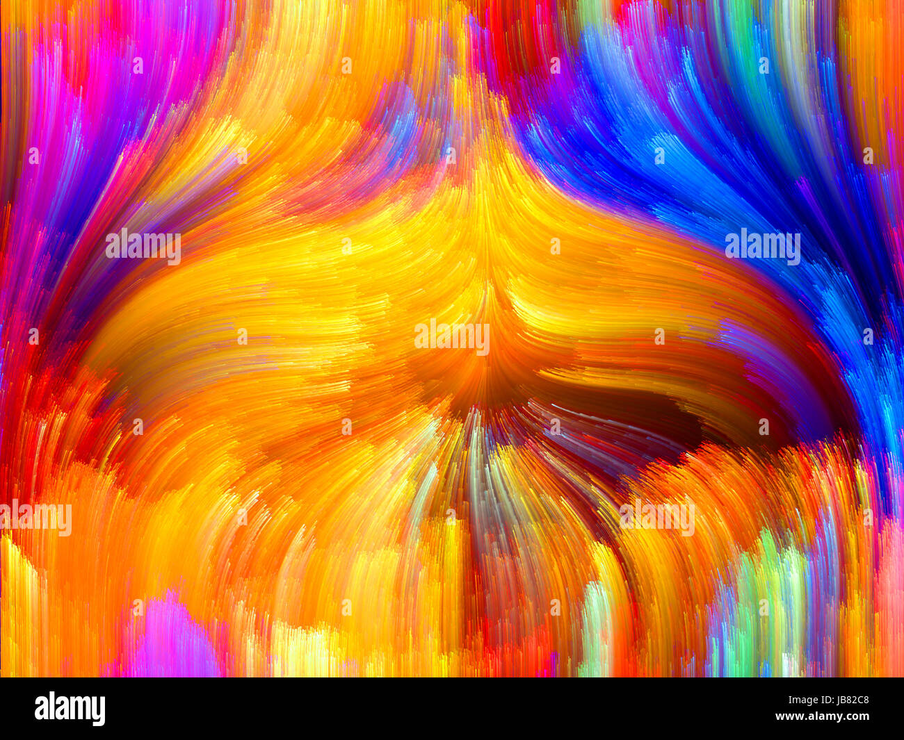 Colors In Bloom series. Graphic composition of fractal color textures ...