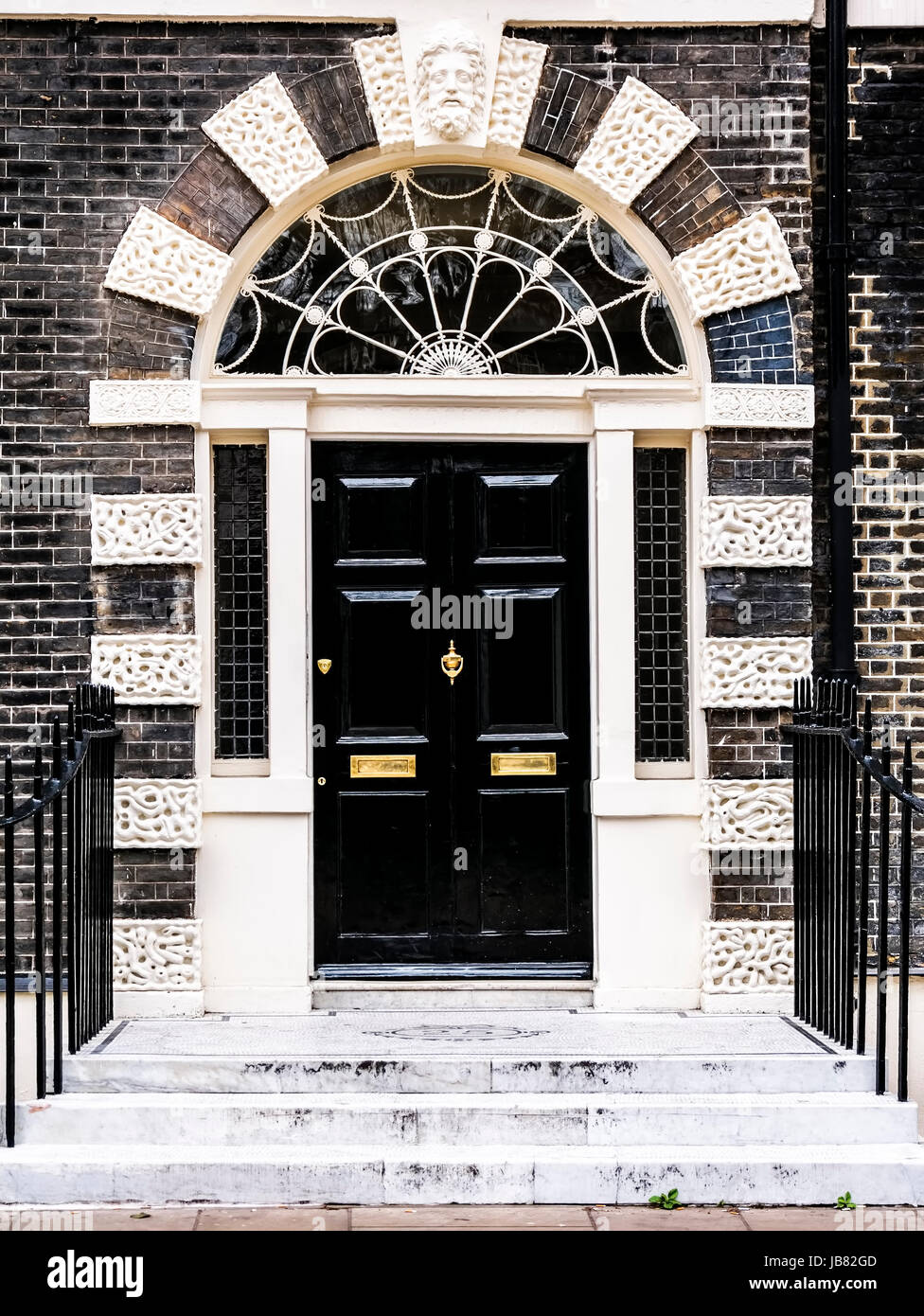 Old style london building brick facade hi-res stock photography and ...