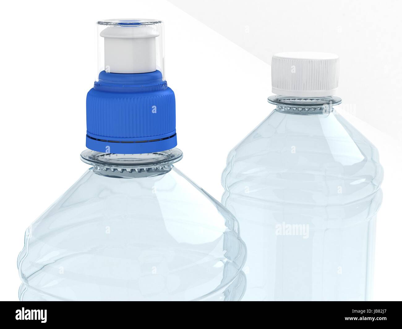 Empty bottles isolated on white background Stock Photo - Alamy