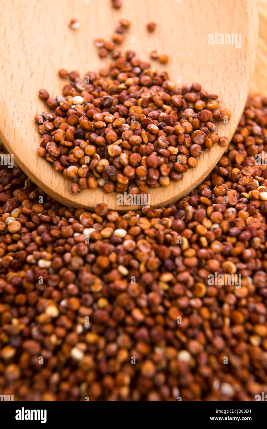 Red Quinoa grain Stock Photo - Alamy