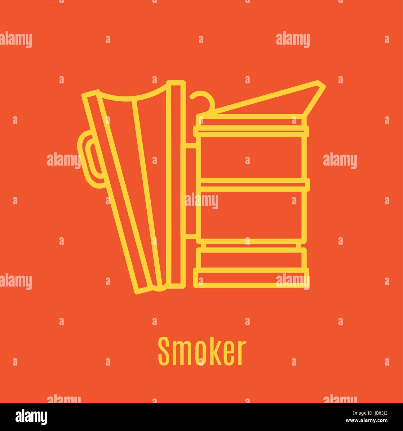 Animal smoker Stock Vector Images - Alamy