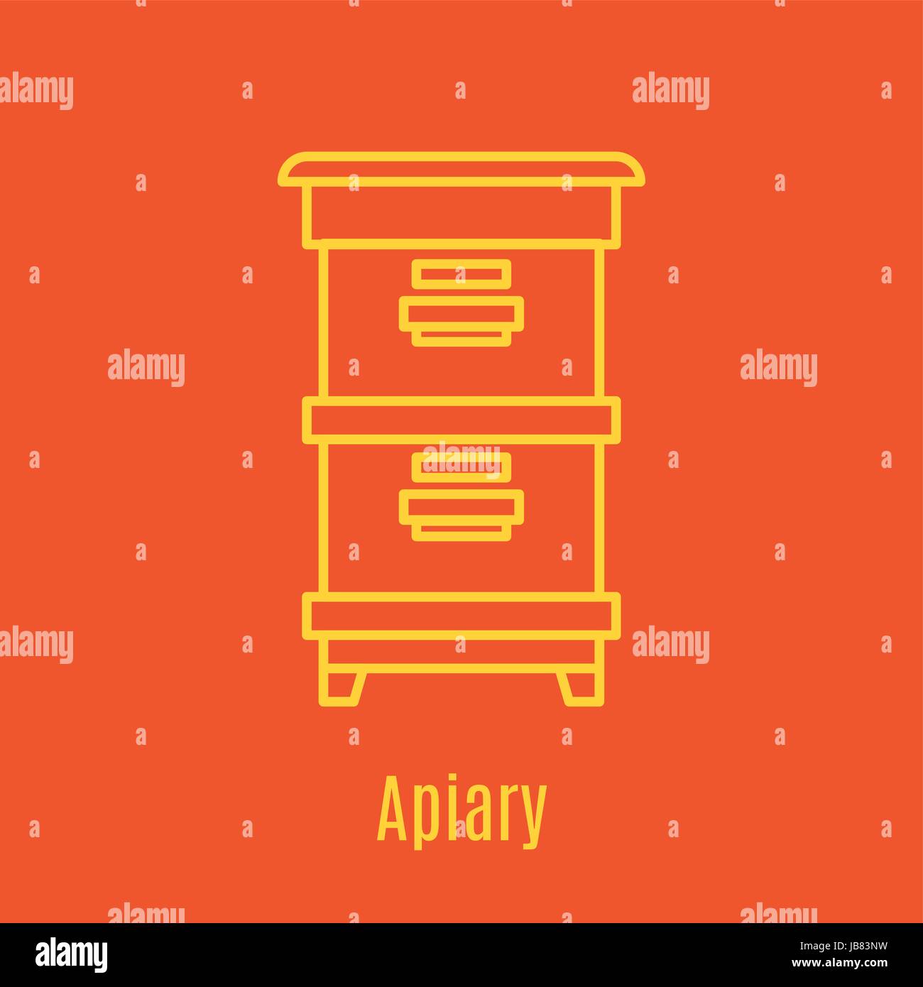 Simple beehive hi-res stock photography and images - Alamy