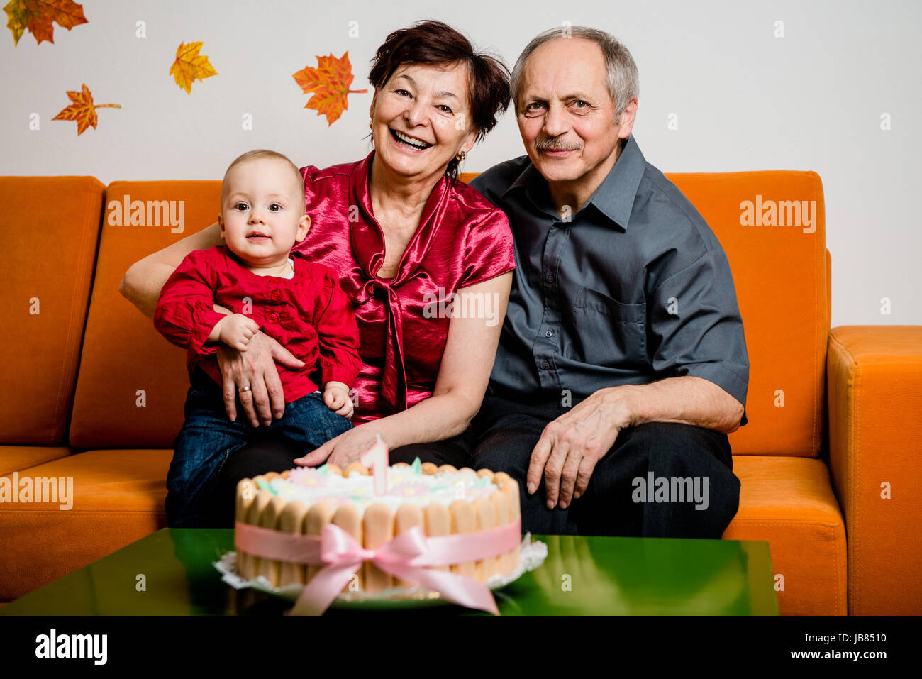 Baby grandparents birthday hi-res stock photography and images - Alamy