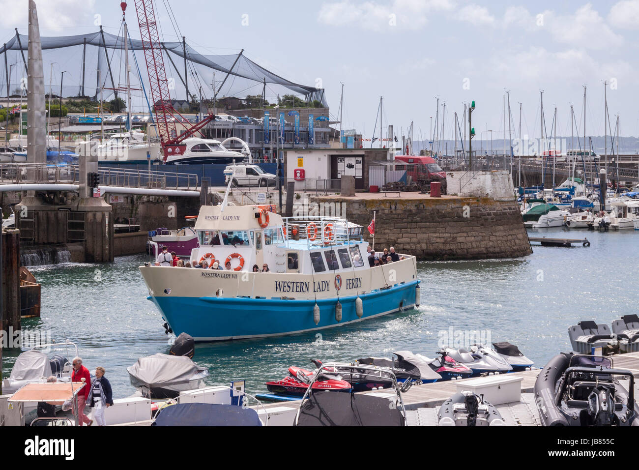 Ferry lady hi-res stock photography and images - Alamy