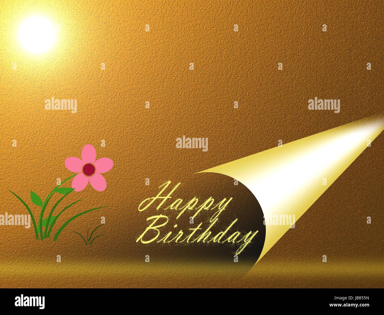 written letters,text,color happy birthday card Stock Photo - Alamy