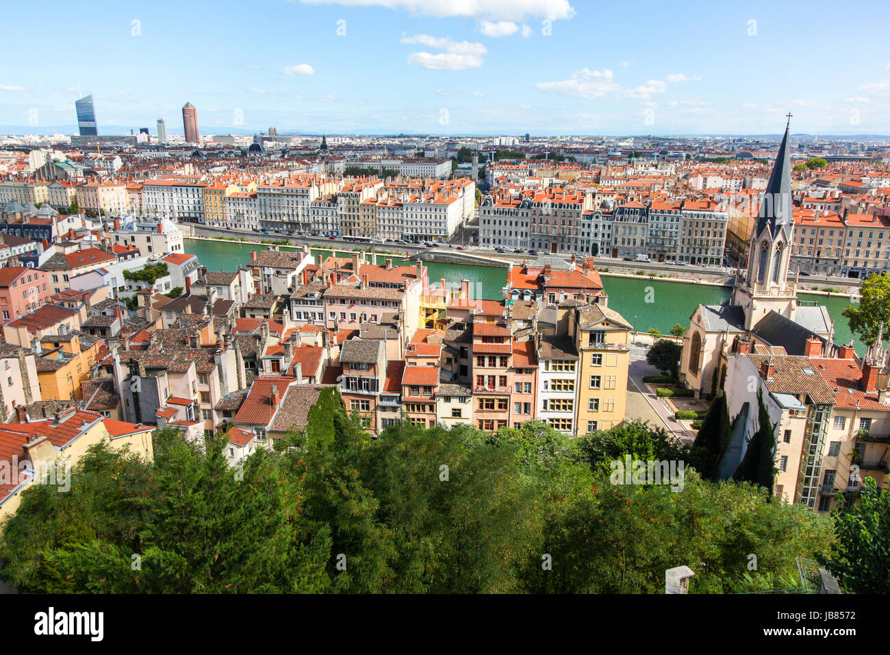 Lyon city views Stock Photo - Alamy
