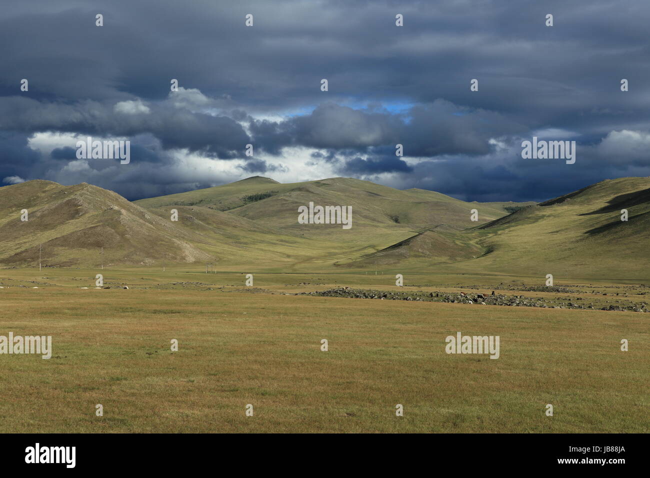 the orkhon valley in mongolia Stock Photo - Alamy