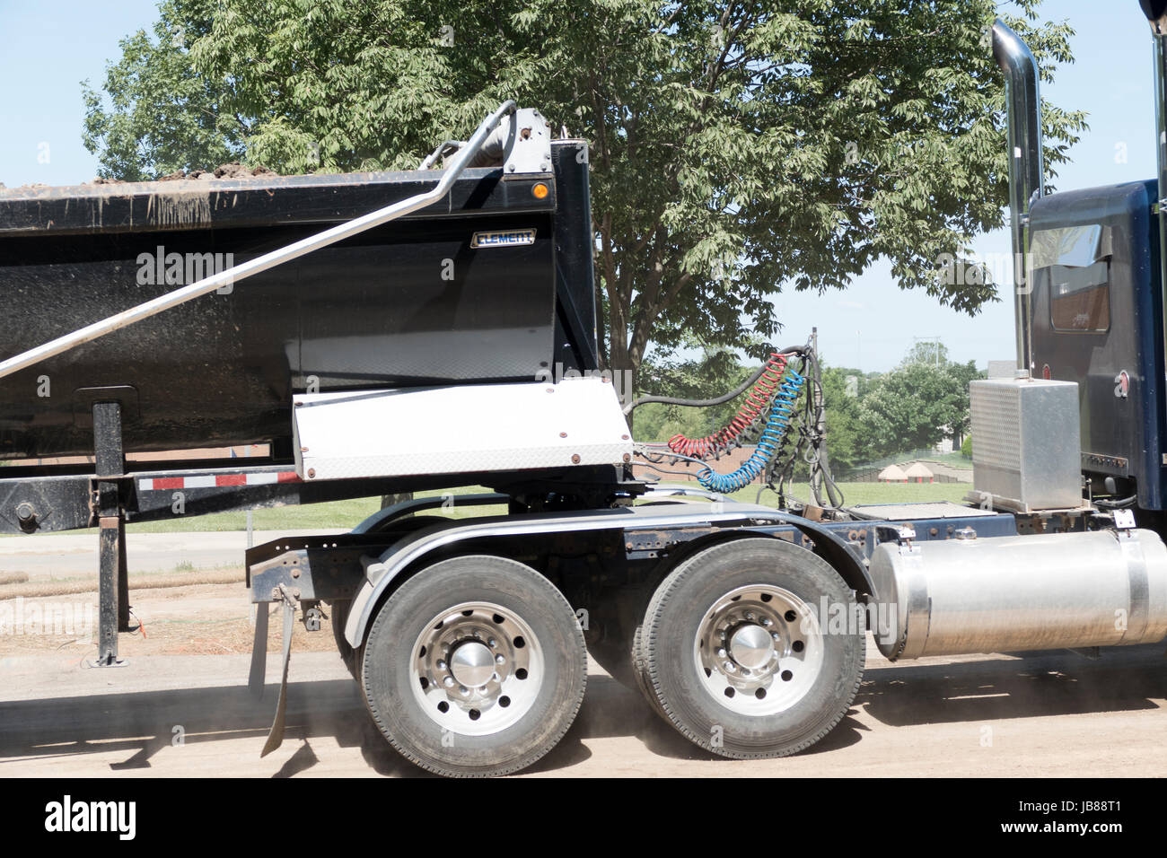 Road Construction Dump Truck Stock Photo - Alamy