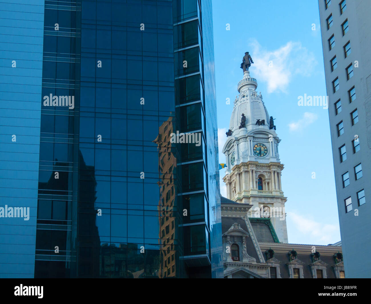 view of the New city hall in Philadelphia Stock Photo - Alamy