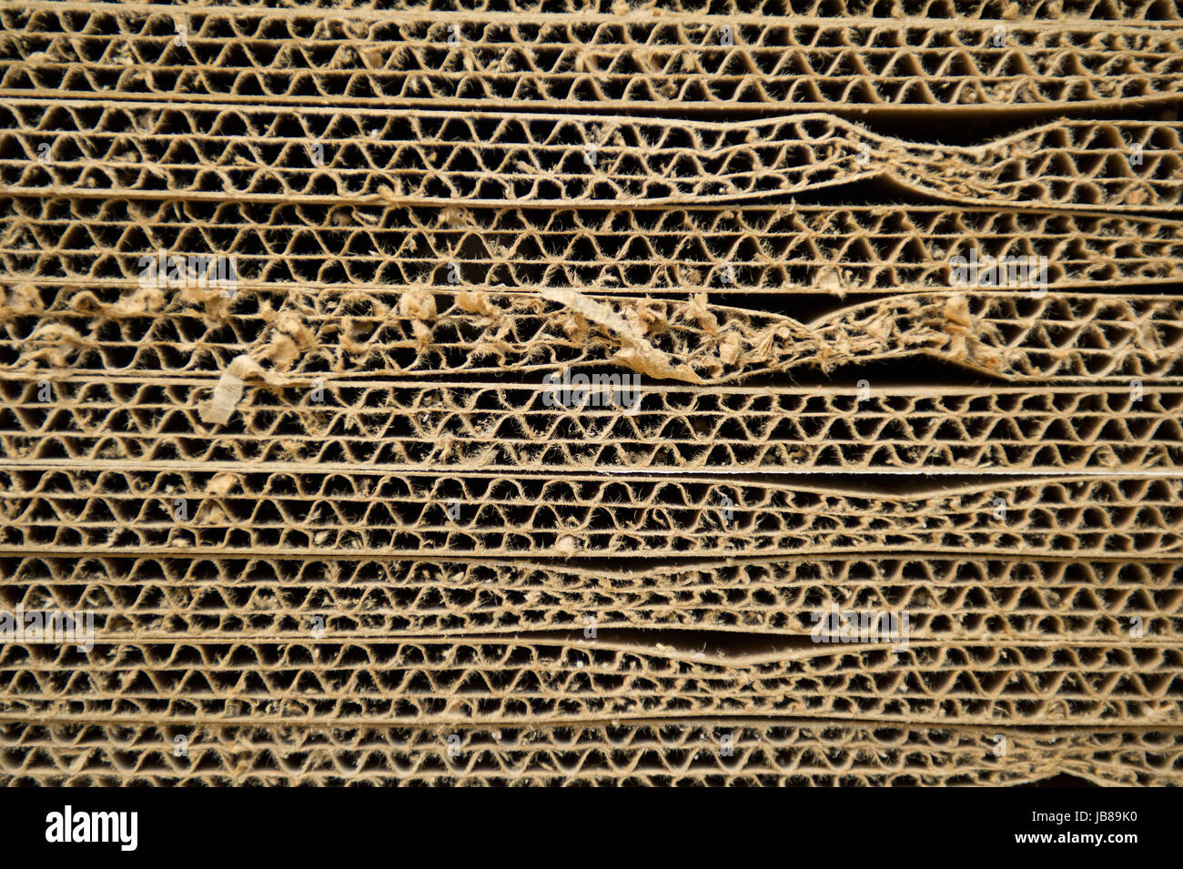 Wellpappe corrugated cardboard Stock Photo - Alamy