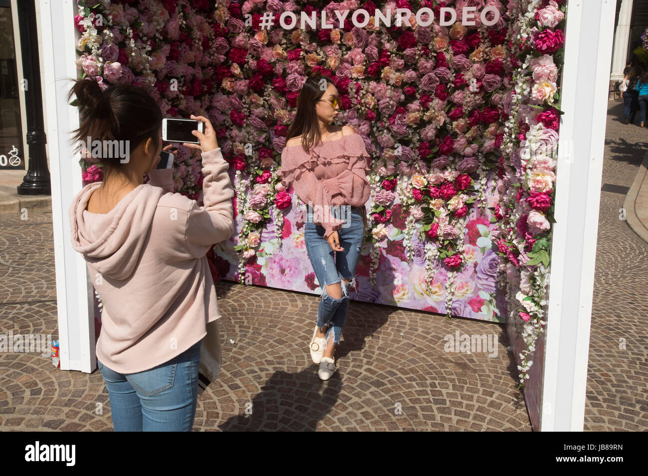 Marketing promotion at Rodeo Drive, Beverly Hills, Los Angeles ...