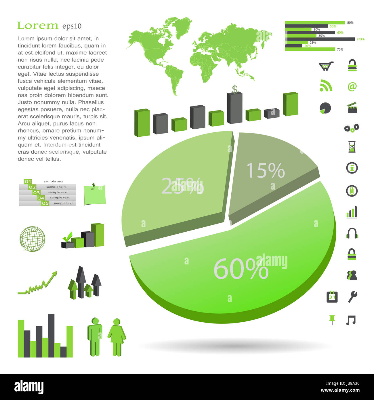 Demographics infographic hi-res stock photography and images - Alamy