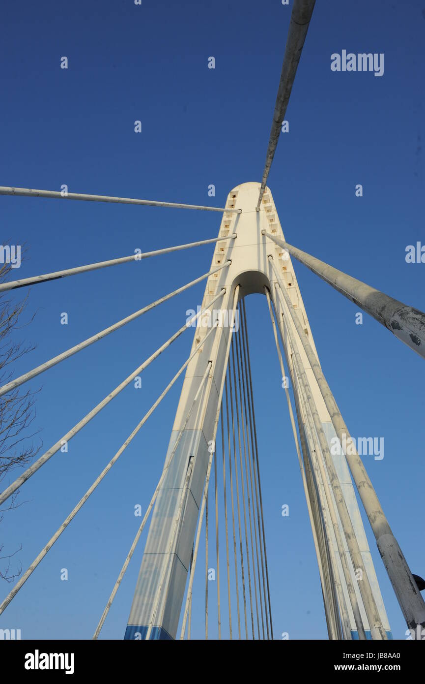 bridge,cable-stayed bridge - marbella - spain Stock Photo - Alamy