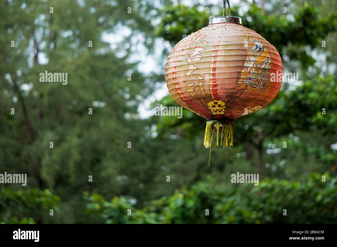 Chinese rice paper lantern Stock Photo - Alamy