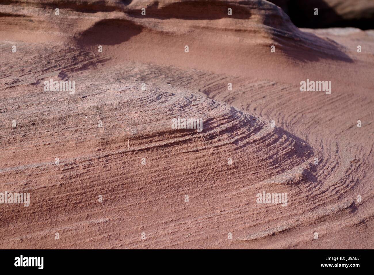 Interesting, Abstract Red Sandstone Formation. North East Arran ...