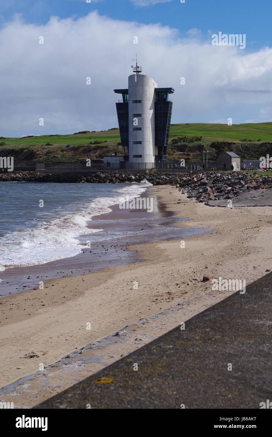 Aberdeen Harbour Control Tower, Scotland, April 2017 Stock Photo - Alamy