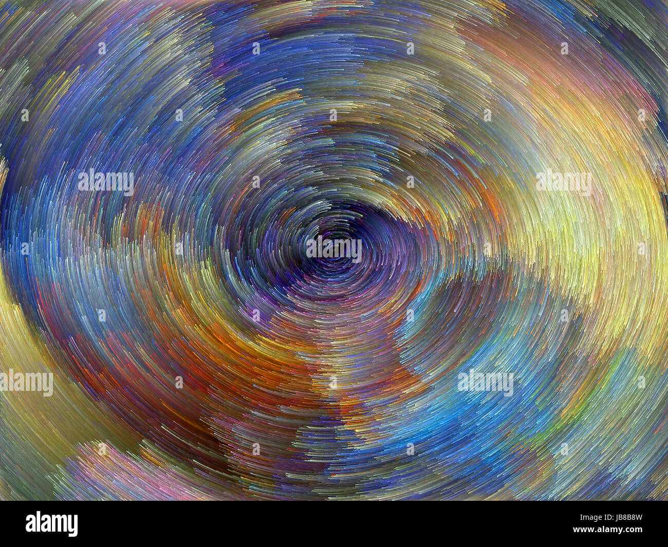 Interplay of vibrant strands of color on the subject of creativity and ...