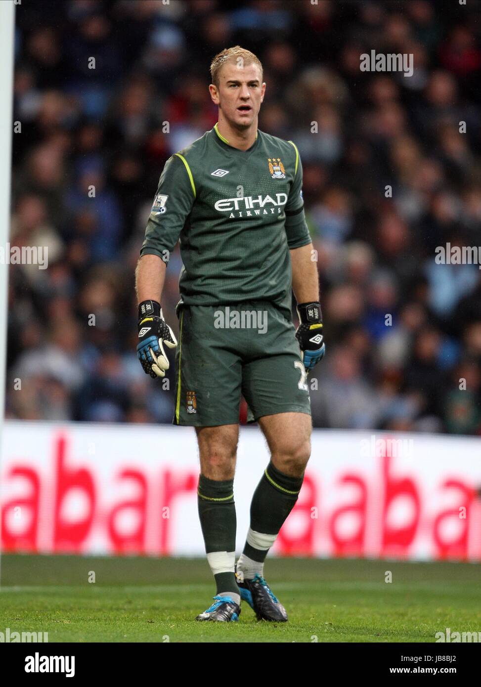 JOE HART MANCHESTER CITY FC MANCHESTER CITY FC ETIHAD STADIUM ...