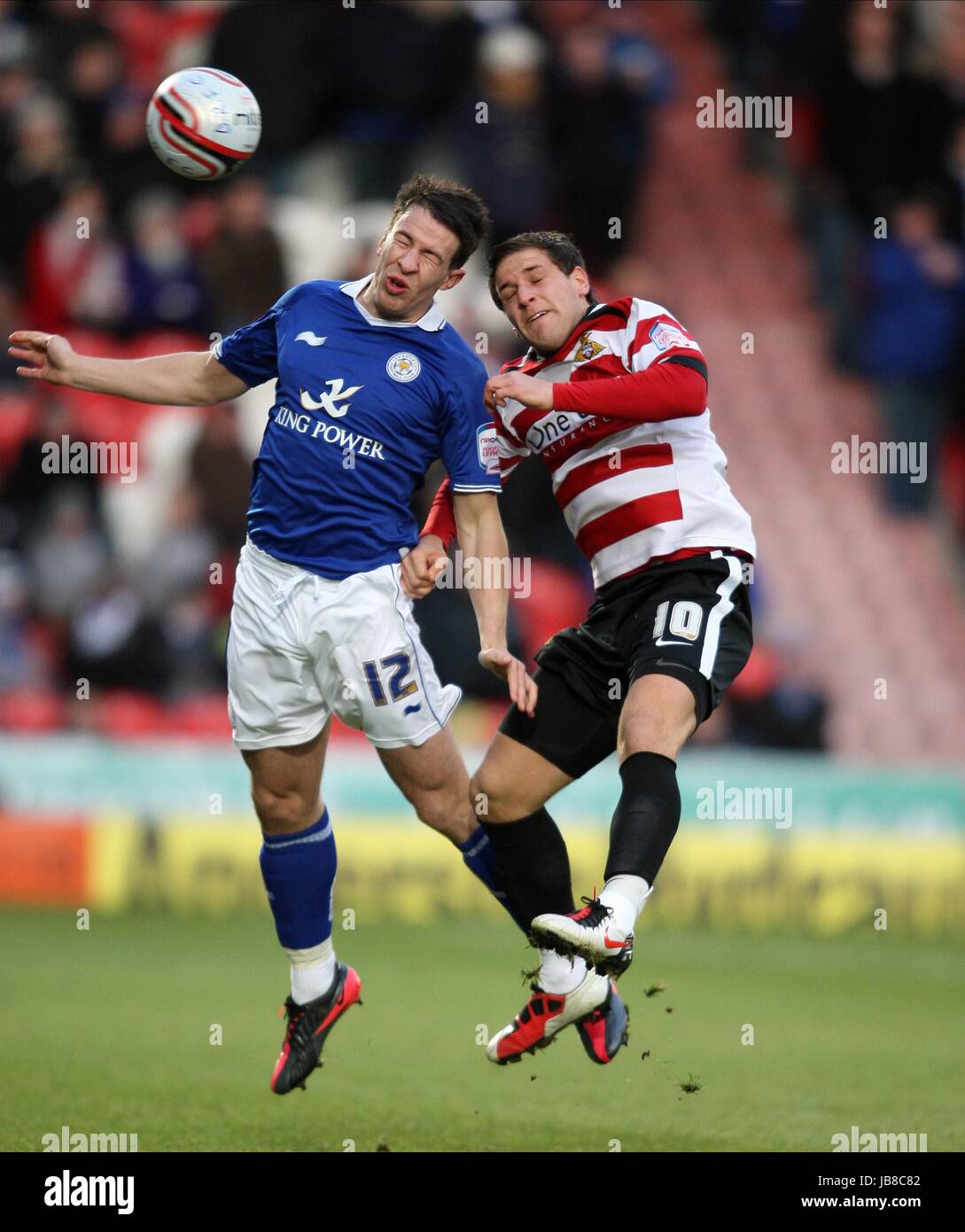 SEAN ST LEDGER & BILLY SHARP DONCASTER ROVERS V LEICESTER C KEEPMOAT ...