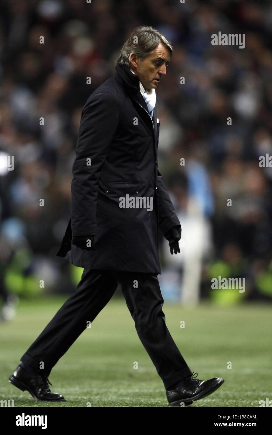 ROBERTO MANCINI MANCHESTER CITY V ARSENAL FC ETIHAD STADIUM MANCHESTER ...