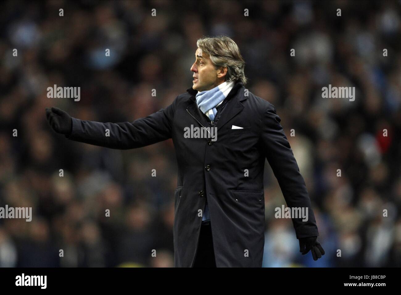 ROBERTO MANCINI MANCHESTER CITY V ARSENAL FC ETIHAD STADIUM MANCHESTER ...