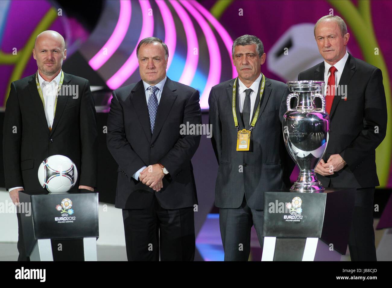LOW OLSEN BENTO MARWIJK UEFA EURO 2012 FINAL DRAW UEFA EURO 2012 FINAL ...